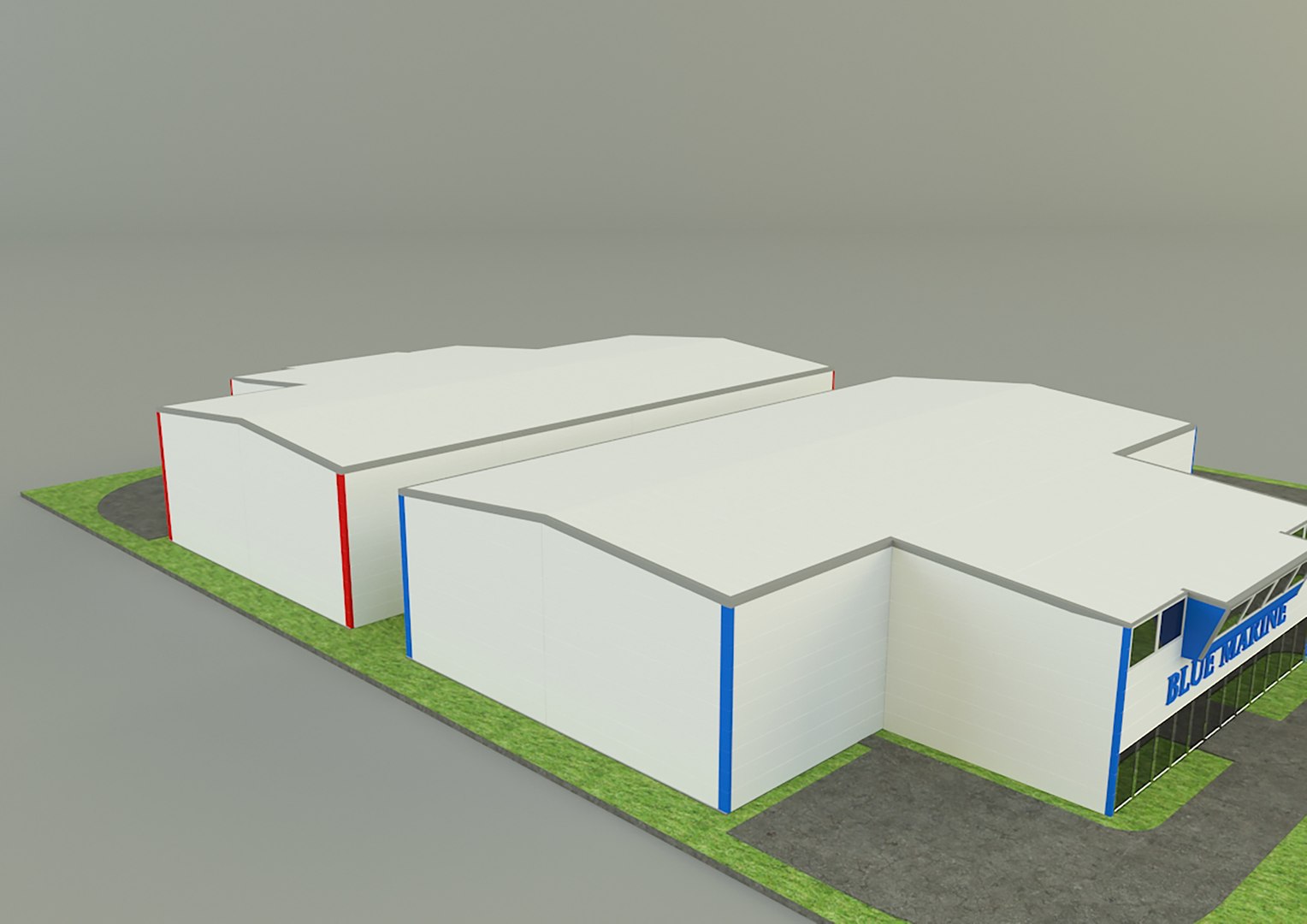 3D Industrial Hall Marine Buildings - TurboSquid 2063148