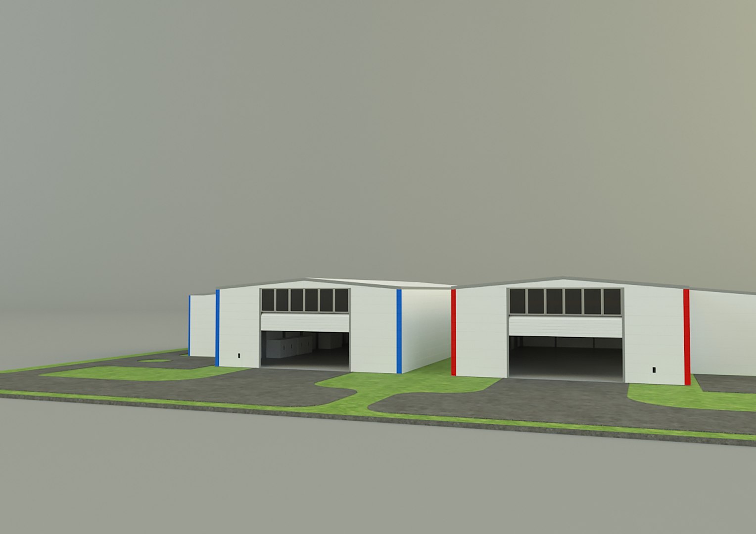 3D Industrial Hall Marine Buildings - TurboSquid 2063148