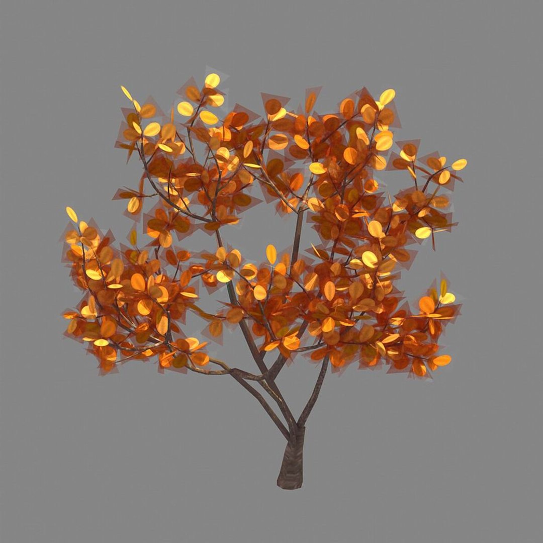 Forest - Red Leaf 3D Model - TurboSquid 1449185