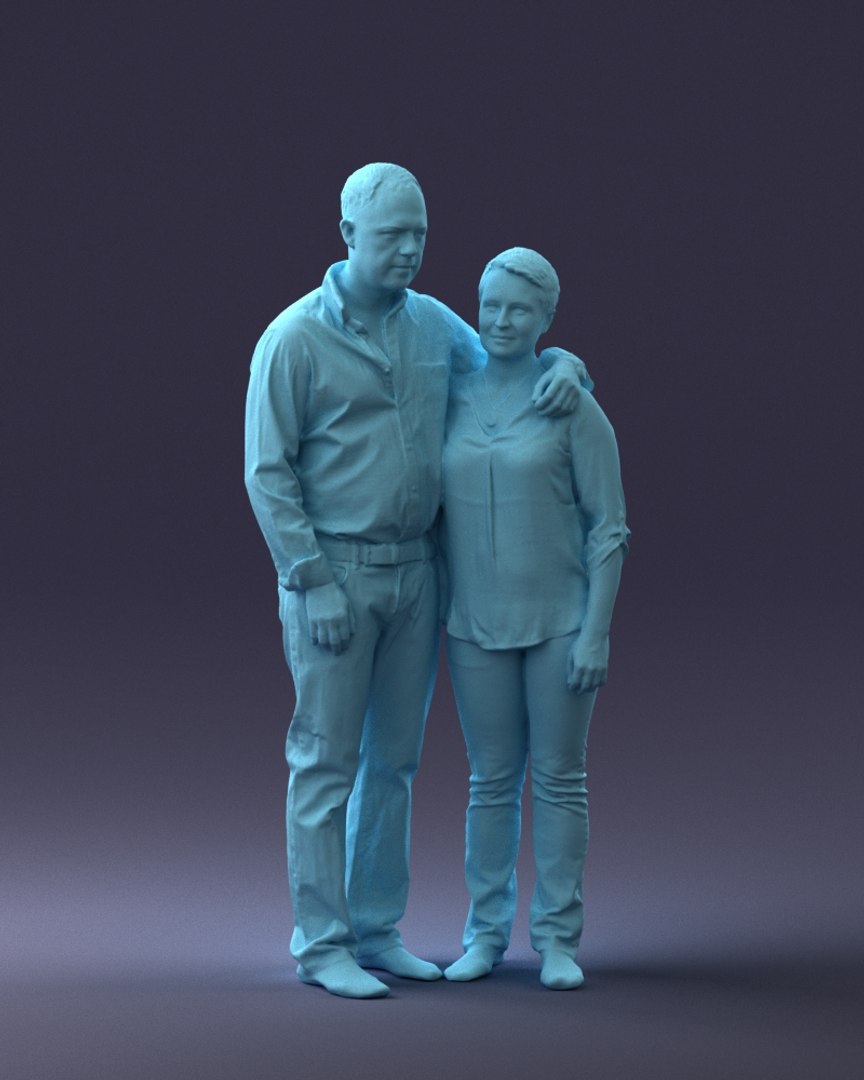 Couple 3D Model - TurboSquid 1437578