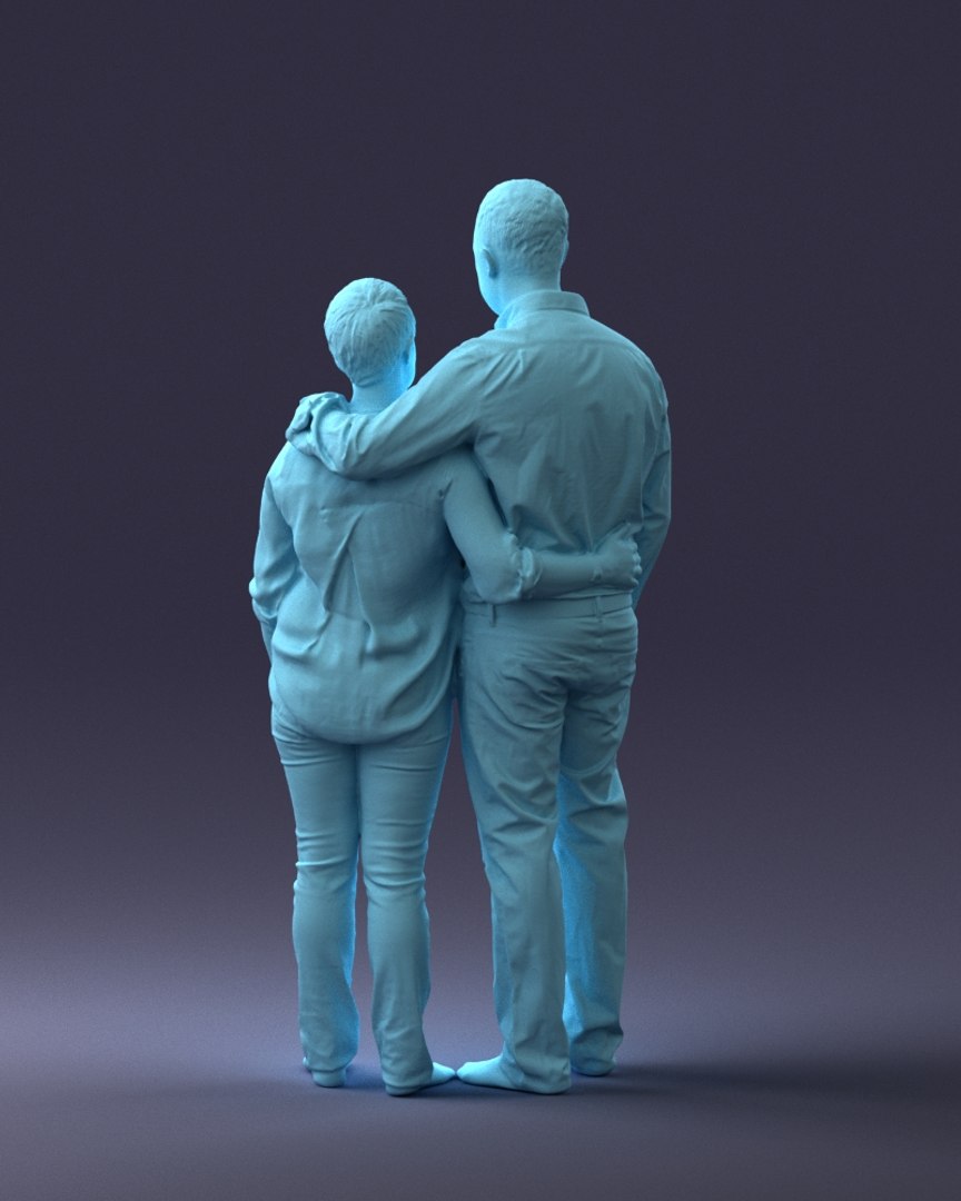 Couple 3D Model - TurboSquid 1437578