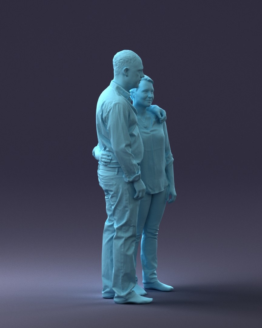 Couple 3D Model - TurboSquid 1437578