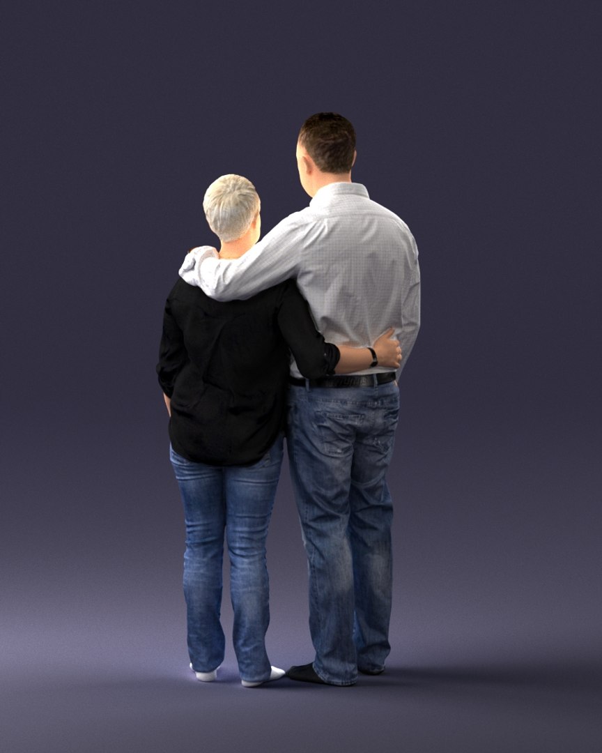 Couple 3D Model - TurboSquid 1437578