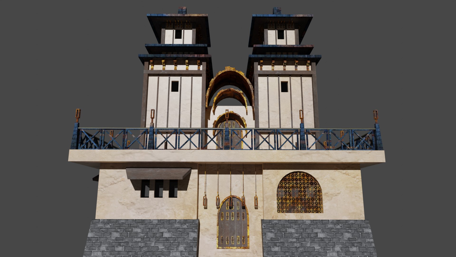 Gate Shop 3D Model - TurboSquid 2065342