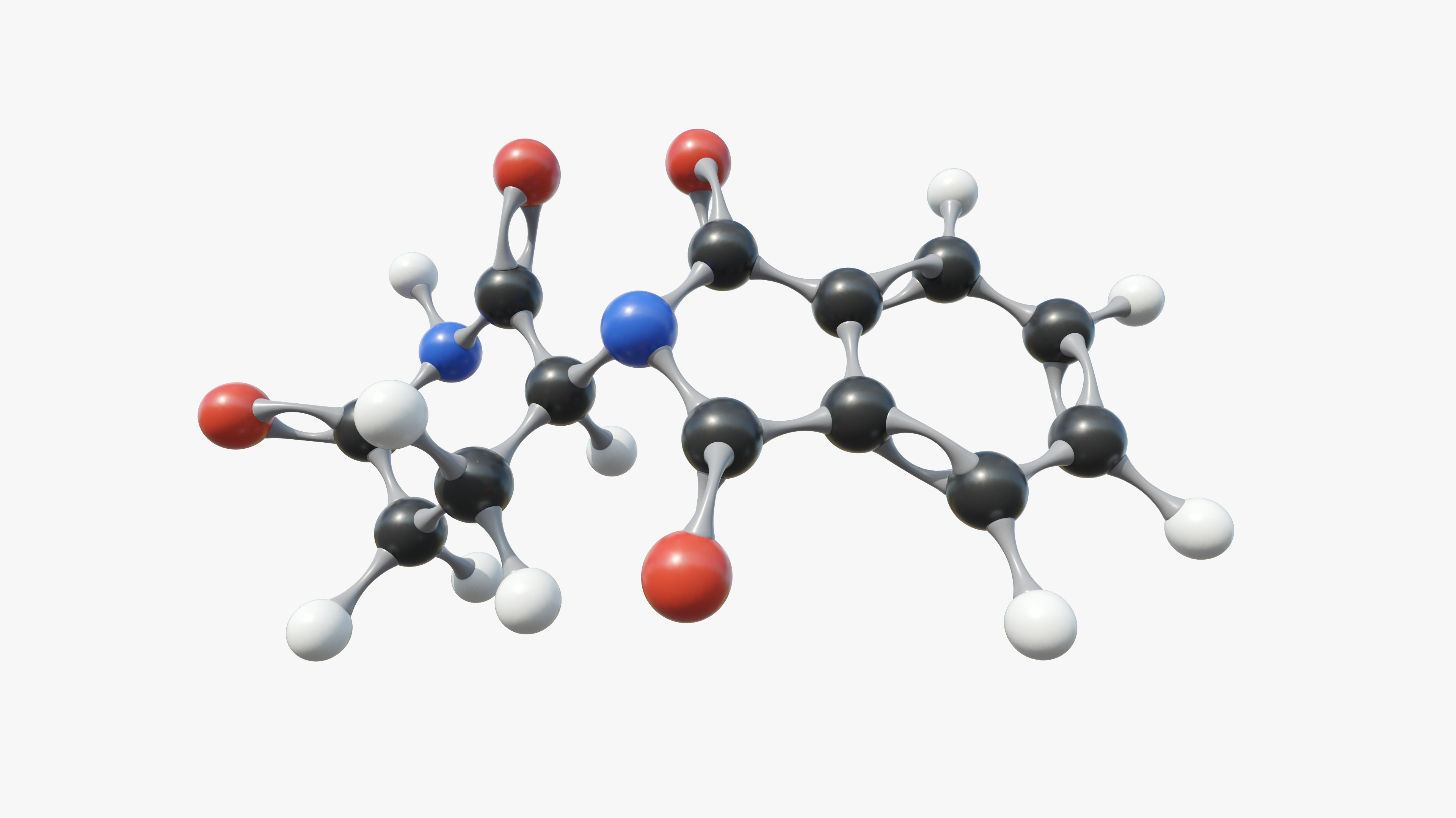 3D модель Thalidomide Molecule With PBR 4K 8K(1) - TurboSquid 1945571
