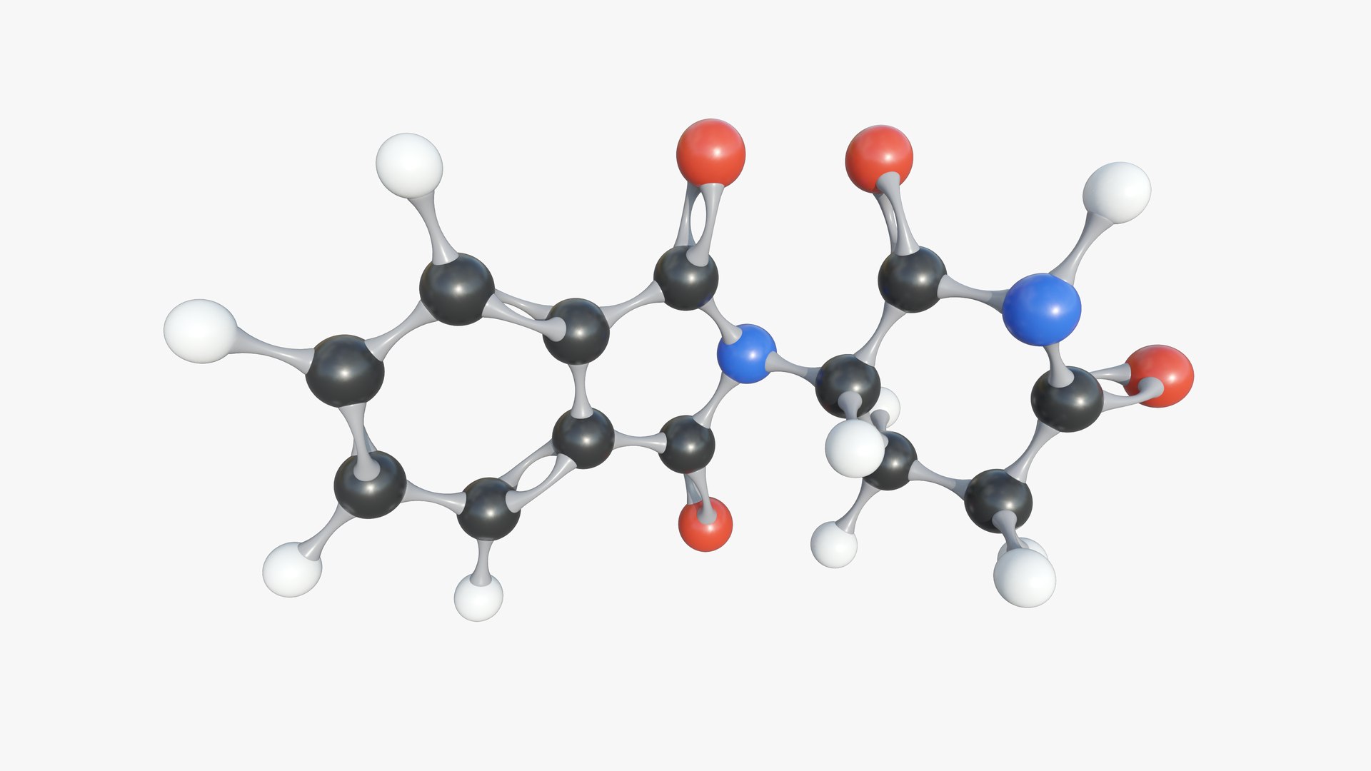 Thalidomide Molecule With PBR 4K 8K 3D Model - TurboSquid 1945571