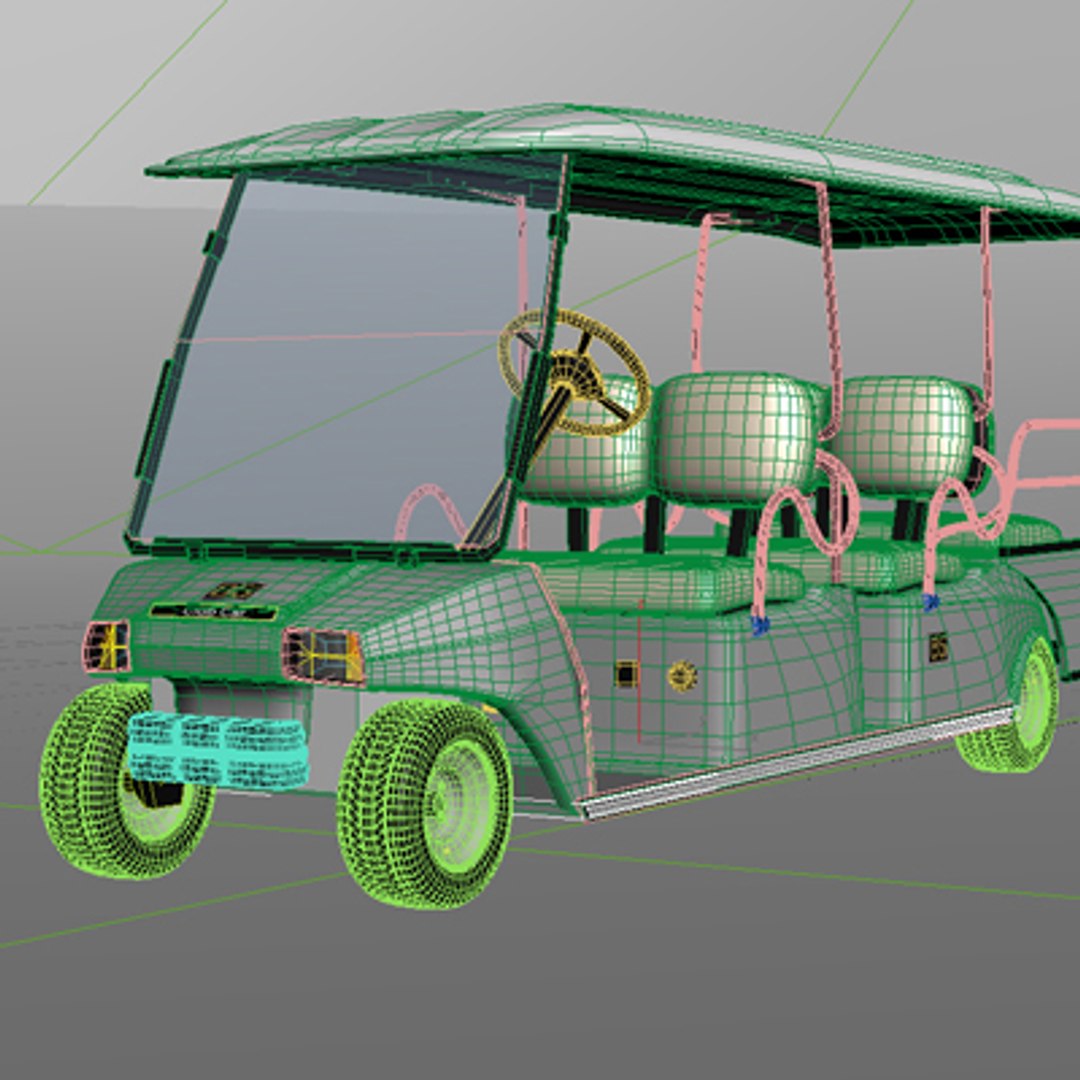 3d Model Club Car