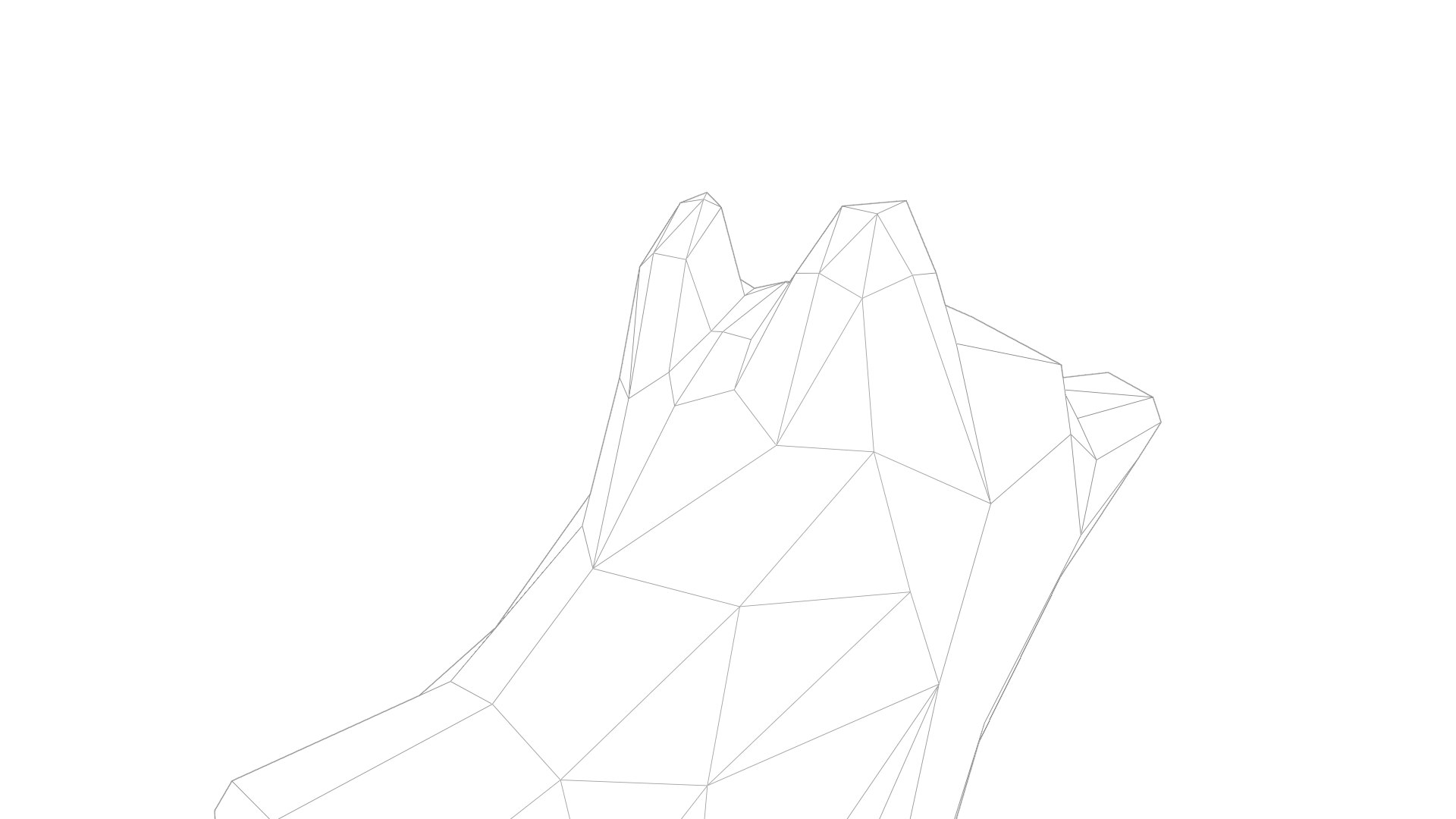 Low-Poly Wall Mounted Wolf Head 3D model - TurboSquid 1936321