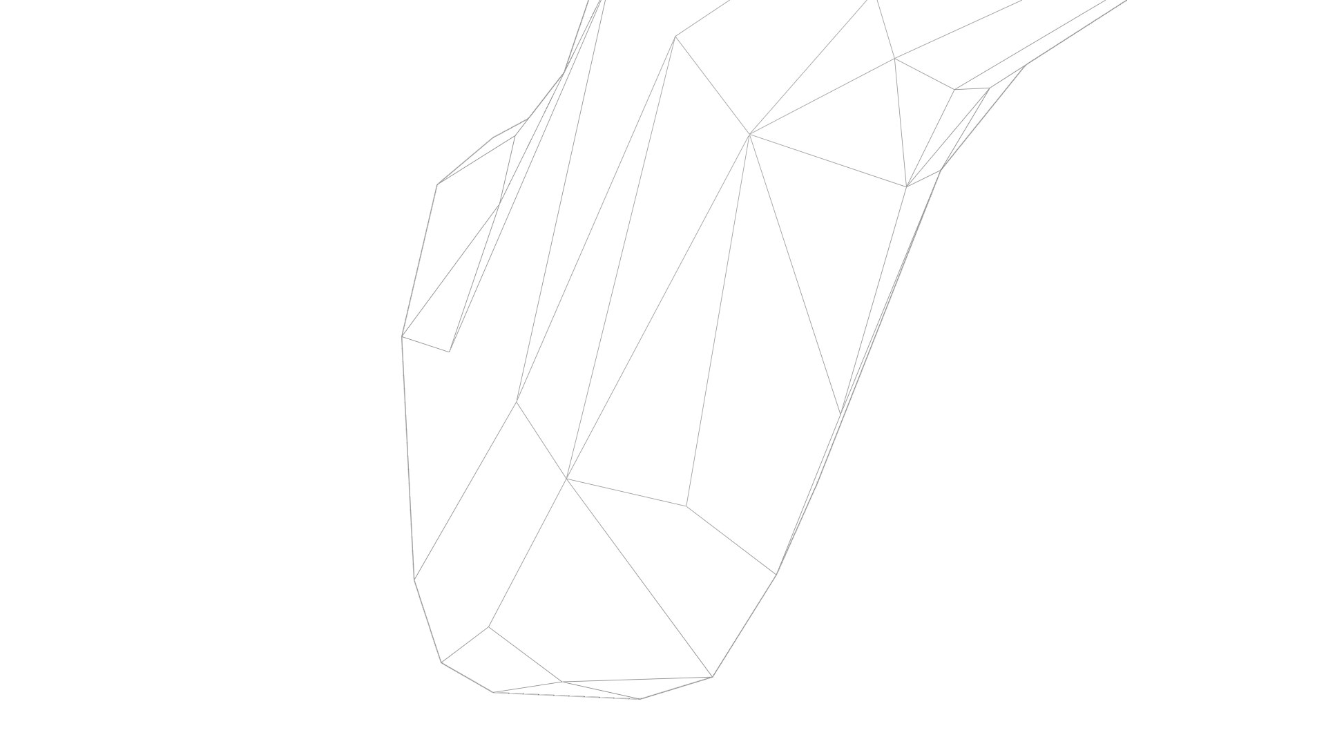 Low-Poly Wall Mounted Wolf Head 3D model - TurboSquid 1936321