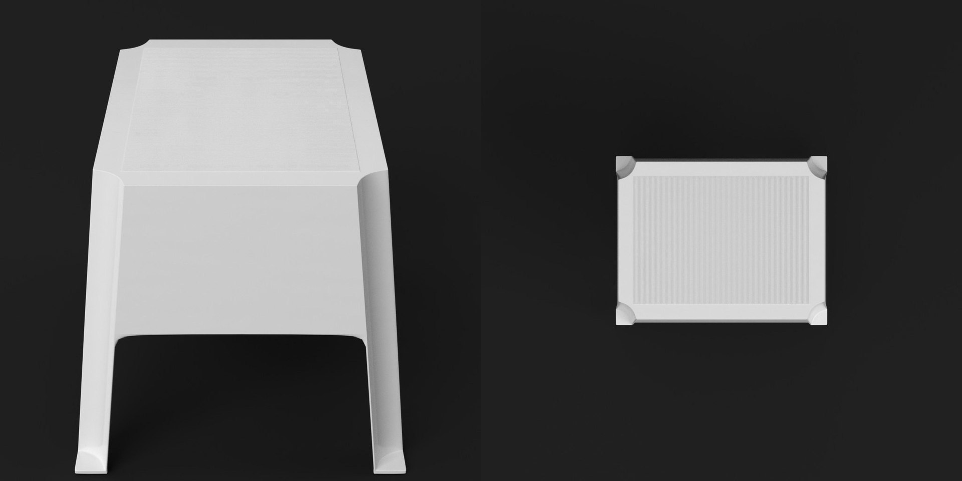 Plastic Stool 3D Model - TurboSquid 1643214