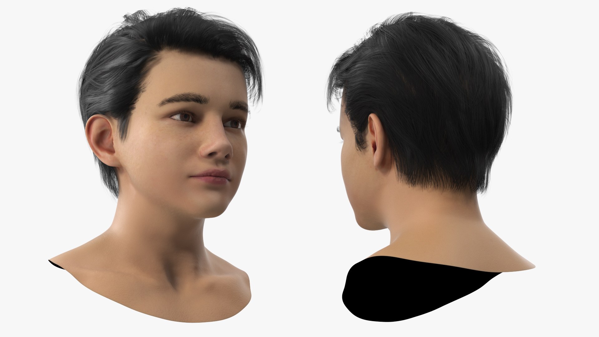 Young Boy Head 3D Model - TurboSquid 2285032