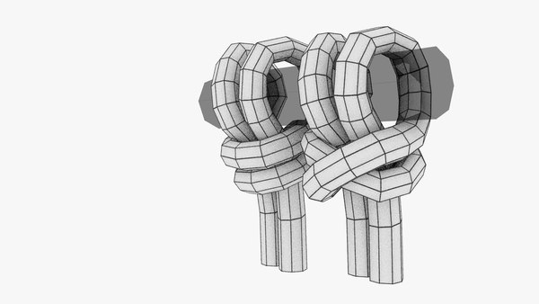 modelo 3d piwich, bull hitch, cow hitch variant knots - TurboSquid 1667050