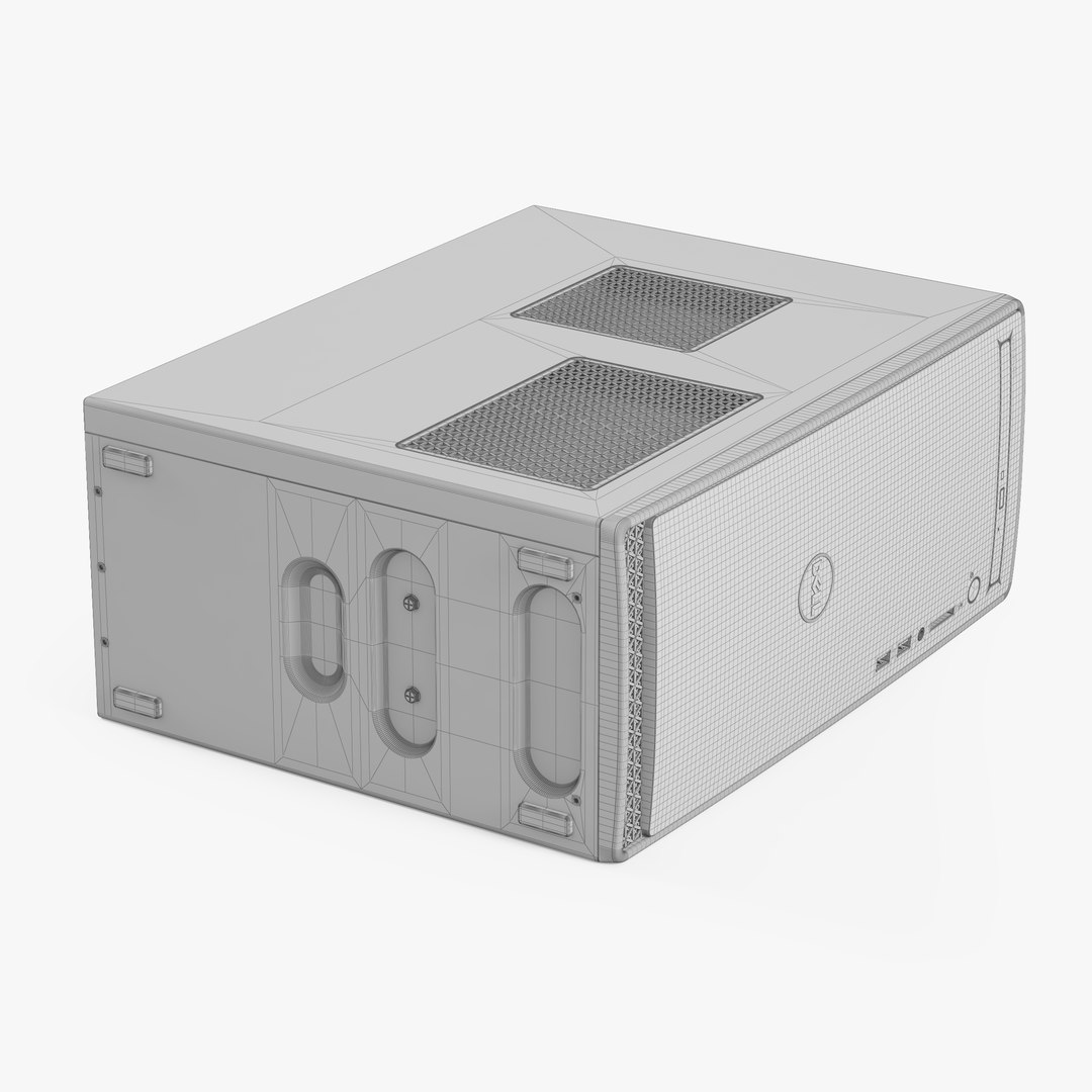 3D dell desktop computer inspiron - TurboSquid 1619641
