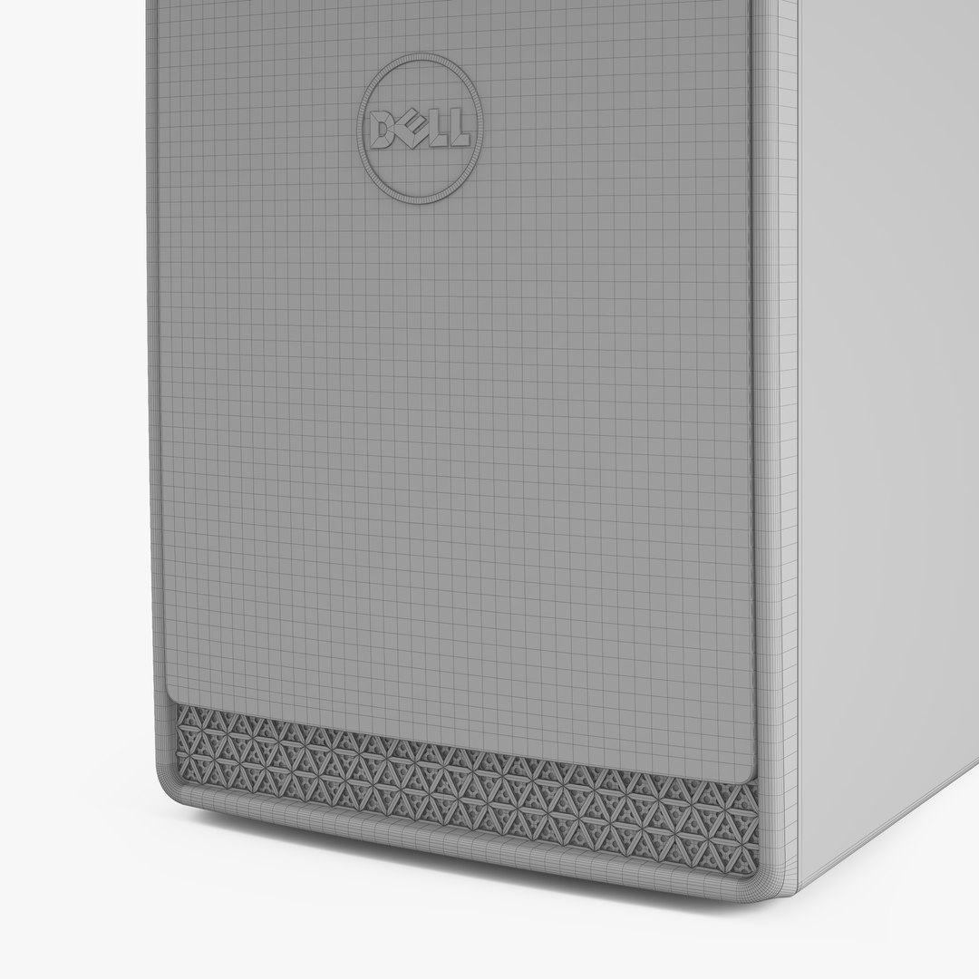 3D dell desktop computer inspiron - TurboSquid 1619641