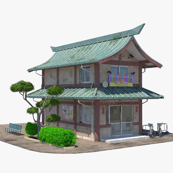 Asian House 3D Models for Download | TurboSquid