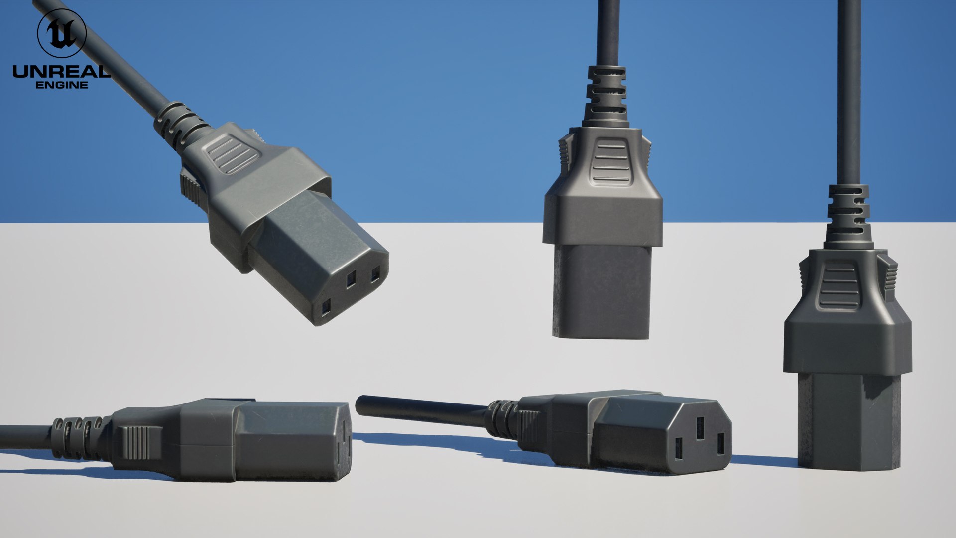 IEC C13 Female Plug Model - TurboSquid 2276534