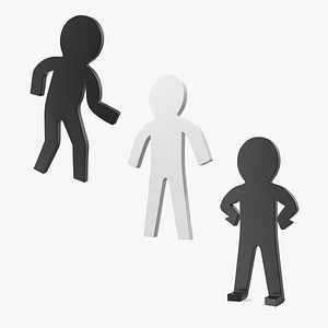 Free 3D Stickman Models - Available For Download On TurboSquid