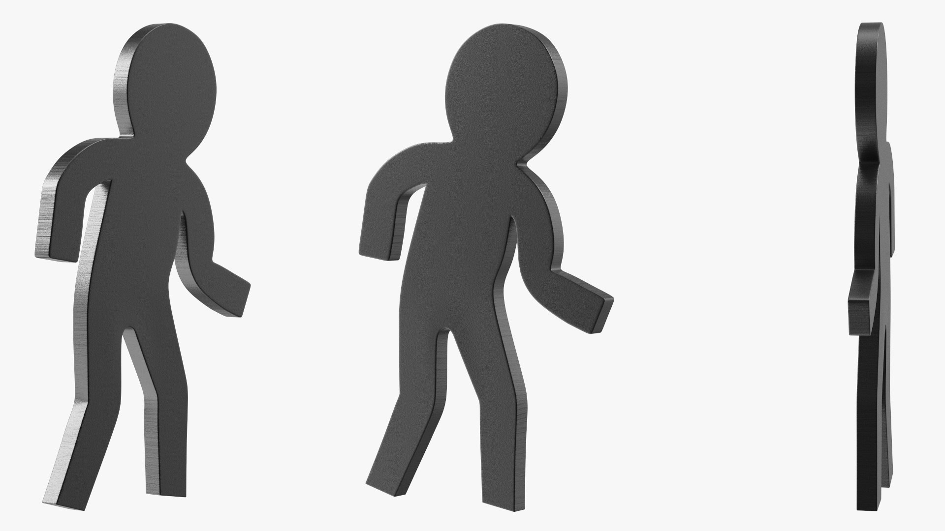 Plastic Stickman Collection 3D Model - TurboSquid 2298373