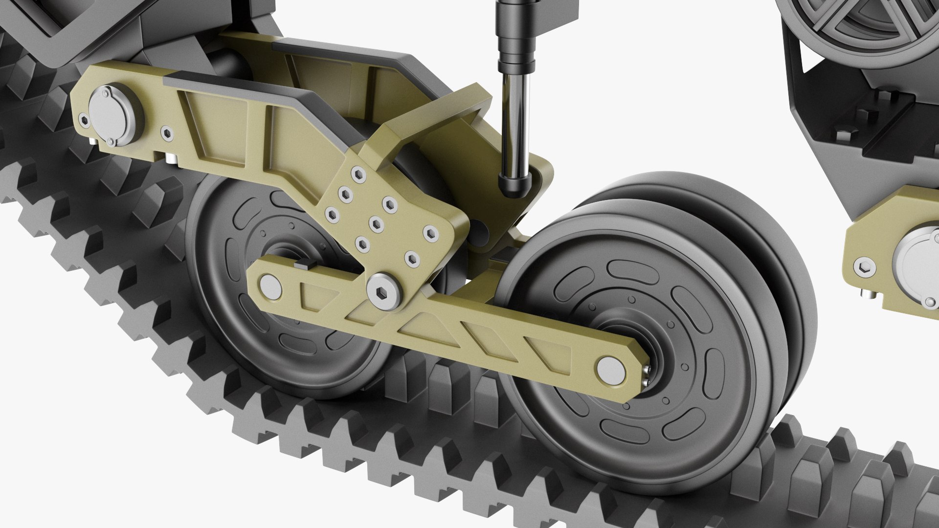 Light Tank Track 3D model - TurboSquid 1790692