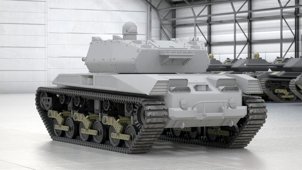 Light Tank Track 3D model - TurboSquid 1790692