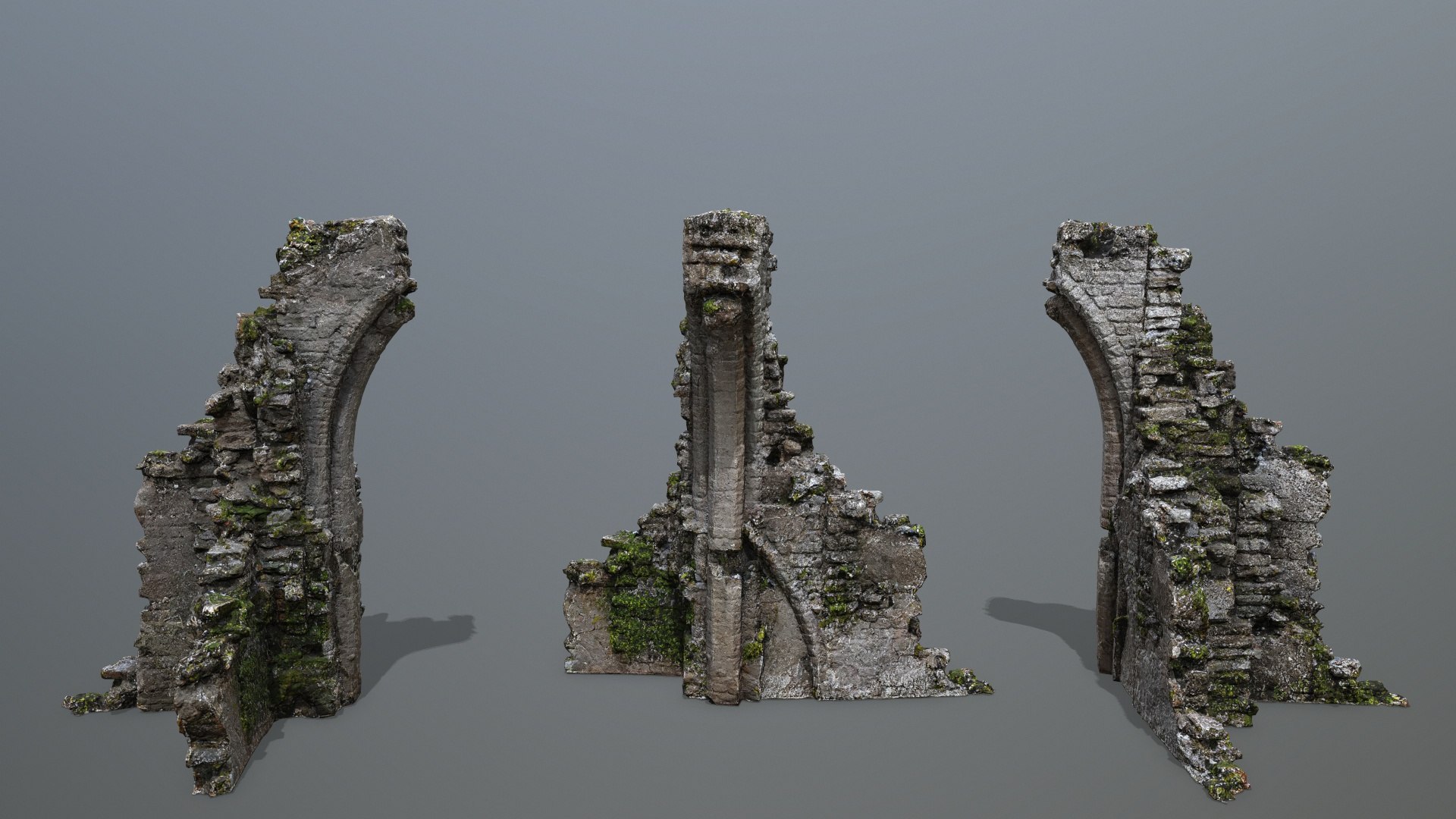 3D Ruin Gate - TurboSquid 2348976