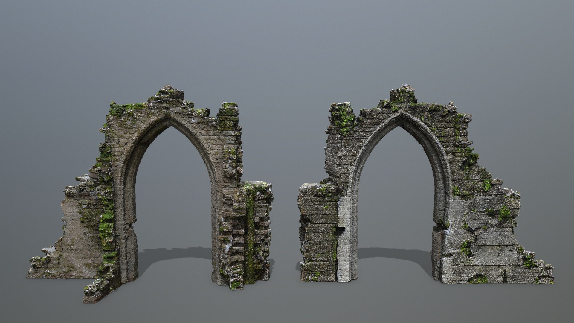 3D Ruin Gate - TurboSquid 2348976