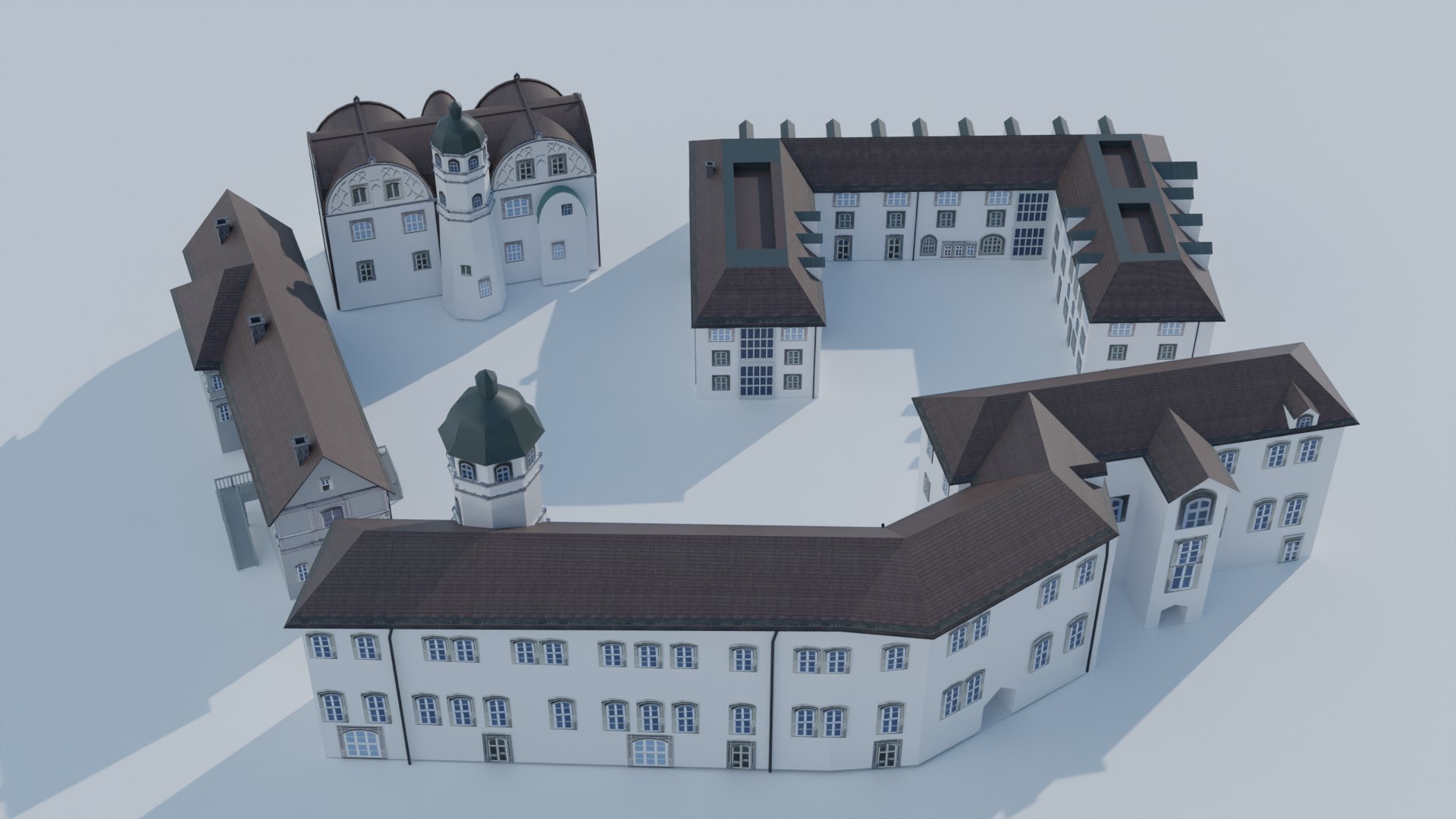 3D 3D Castle Building Collection Pack - TurboSquid 2001260