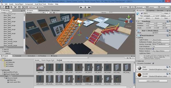 3D customizable room pack model - TurboSquid 1295912