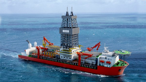 3d drillship drill ship
