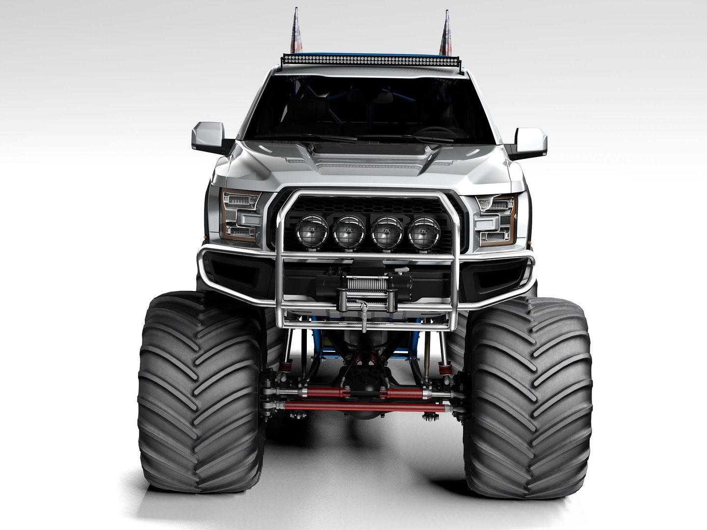Ford Raptor Monster Truck 2019 3D - TurboSquid 2224233