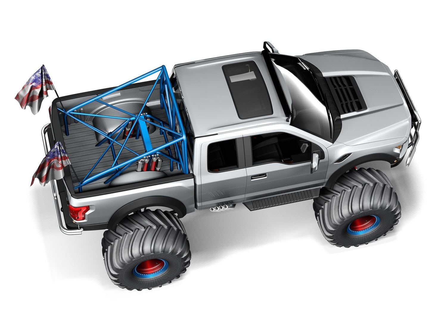 Ford Raptor Monster Truck 2019 3D - TurboSquid 2224233