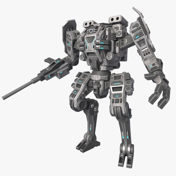 modelo 3d Mech de batalla de ciencia ficción - TurboSquid 2301298