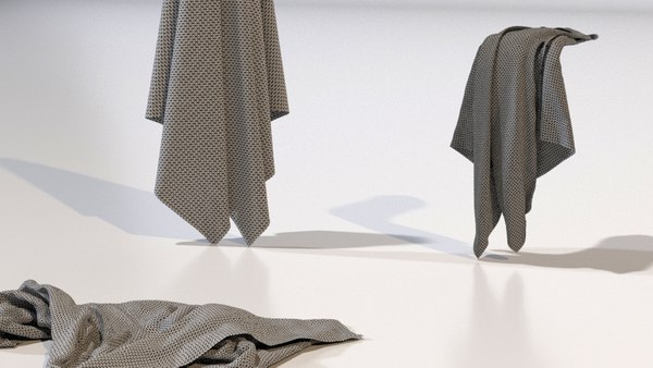 3D model rag cloth towel - TurboSquid 1450454