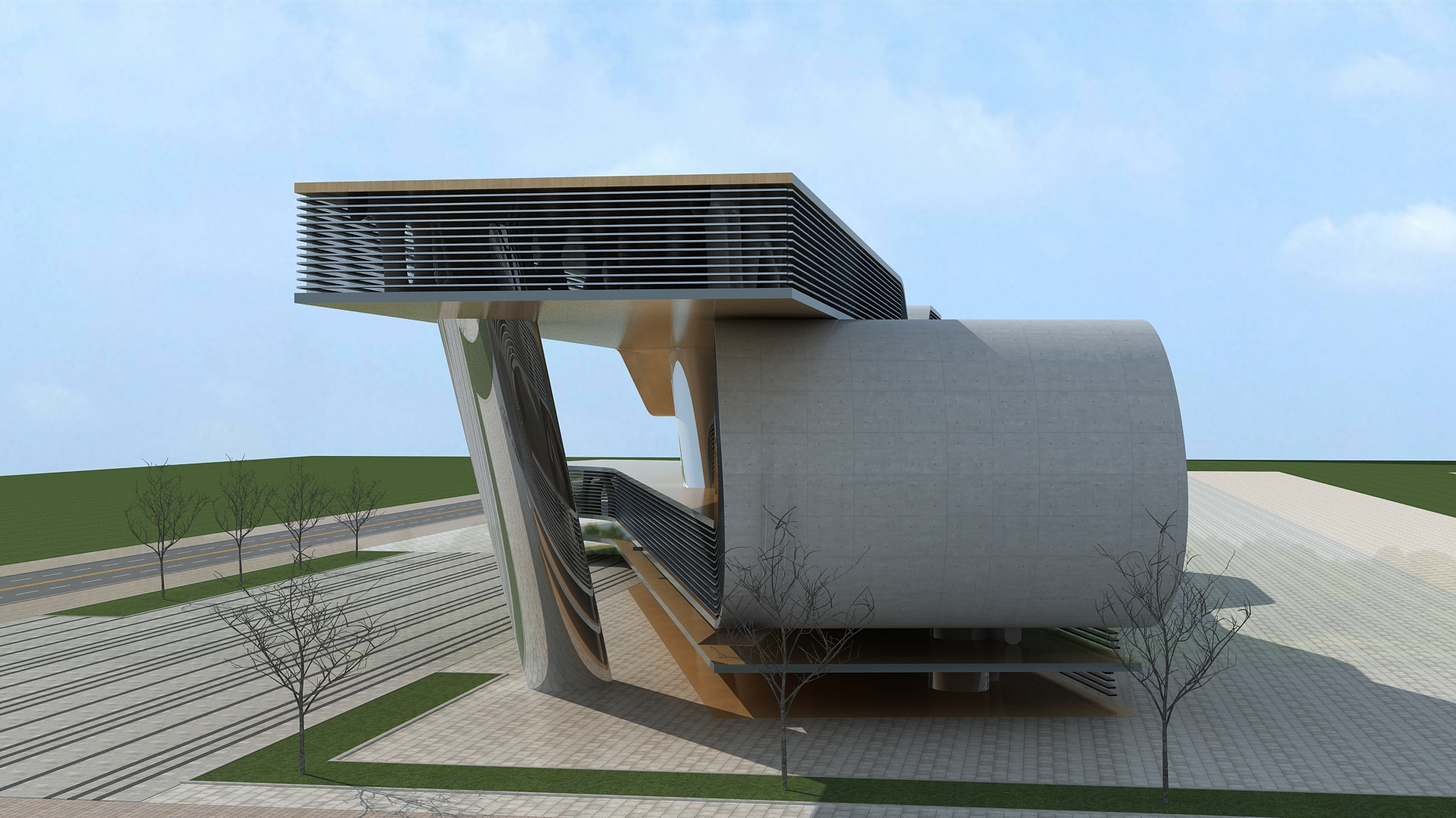 Modernes Gebäude 24 3D-Modell - TurboSquid 1698774