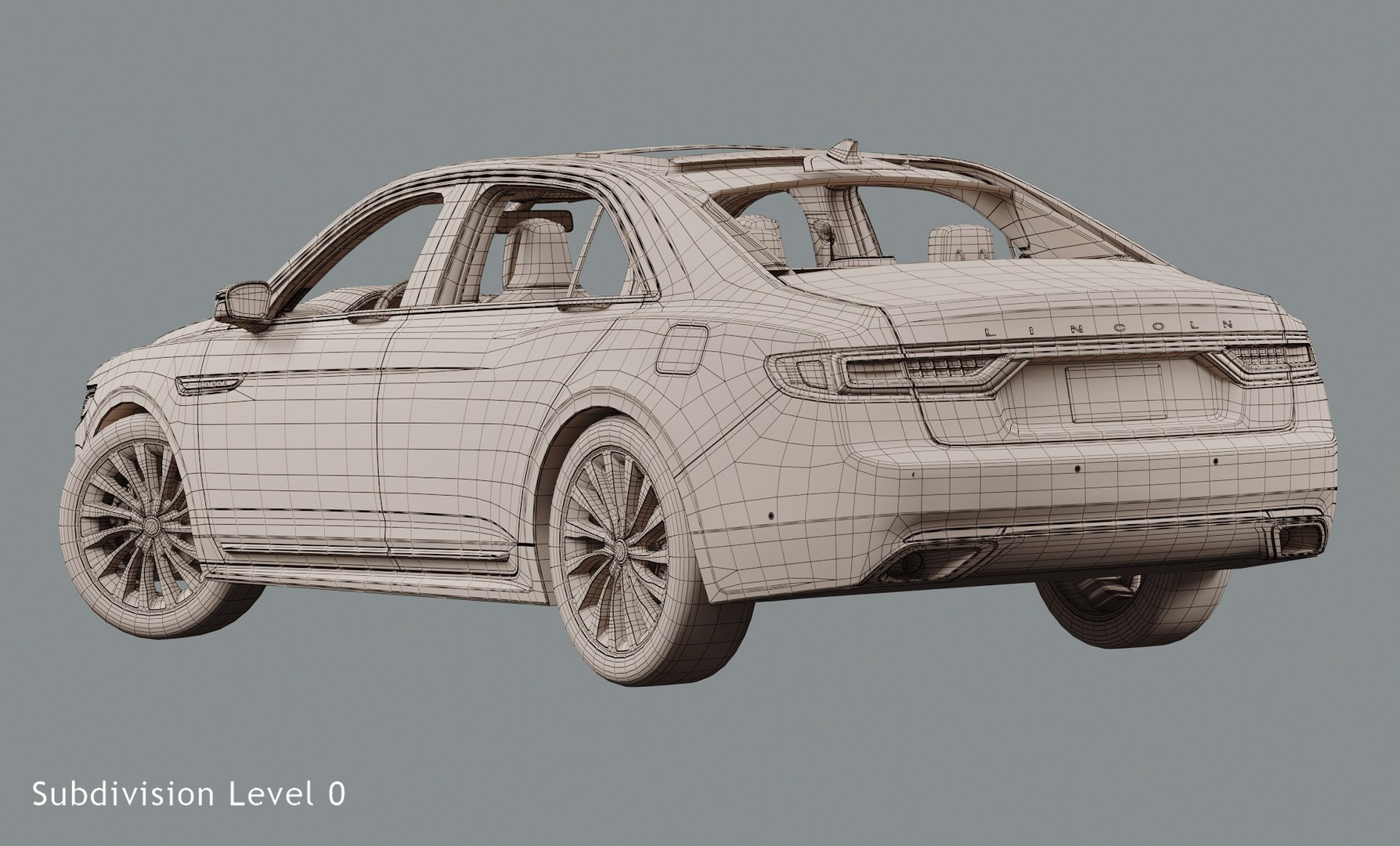 2020 continental 3D model - TurboSquid 1519463