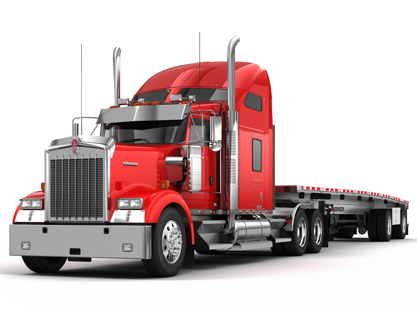 W900 Trailer Benson 3D Model - TurboSquid 1201713