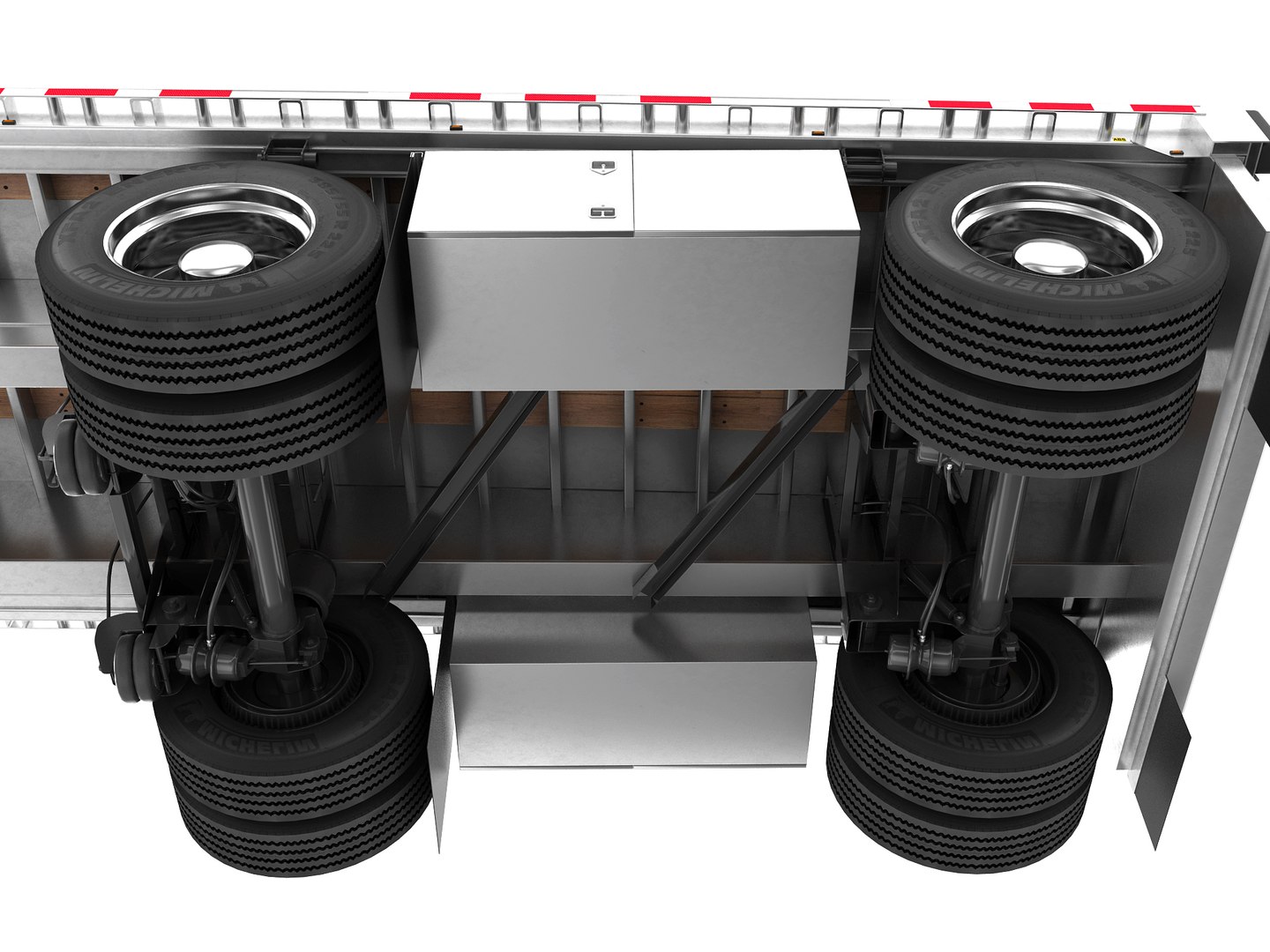 W900 trailer benson 3D model - TurboSquid 1201713