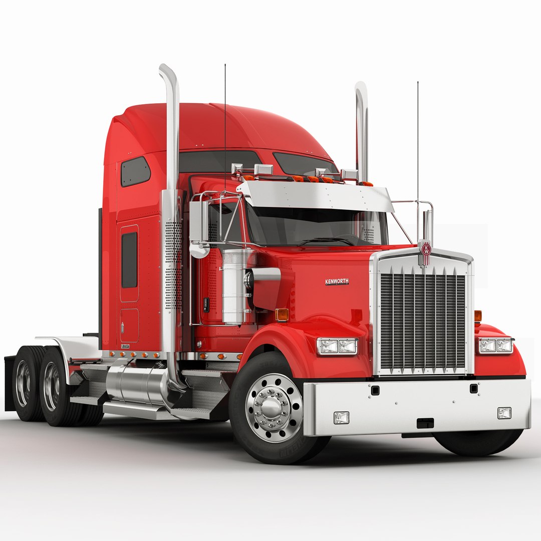 W900 Trailer Benson 3D Model - TurboSquid 1201713