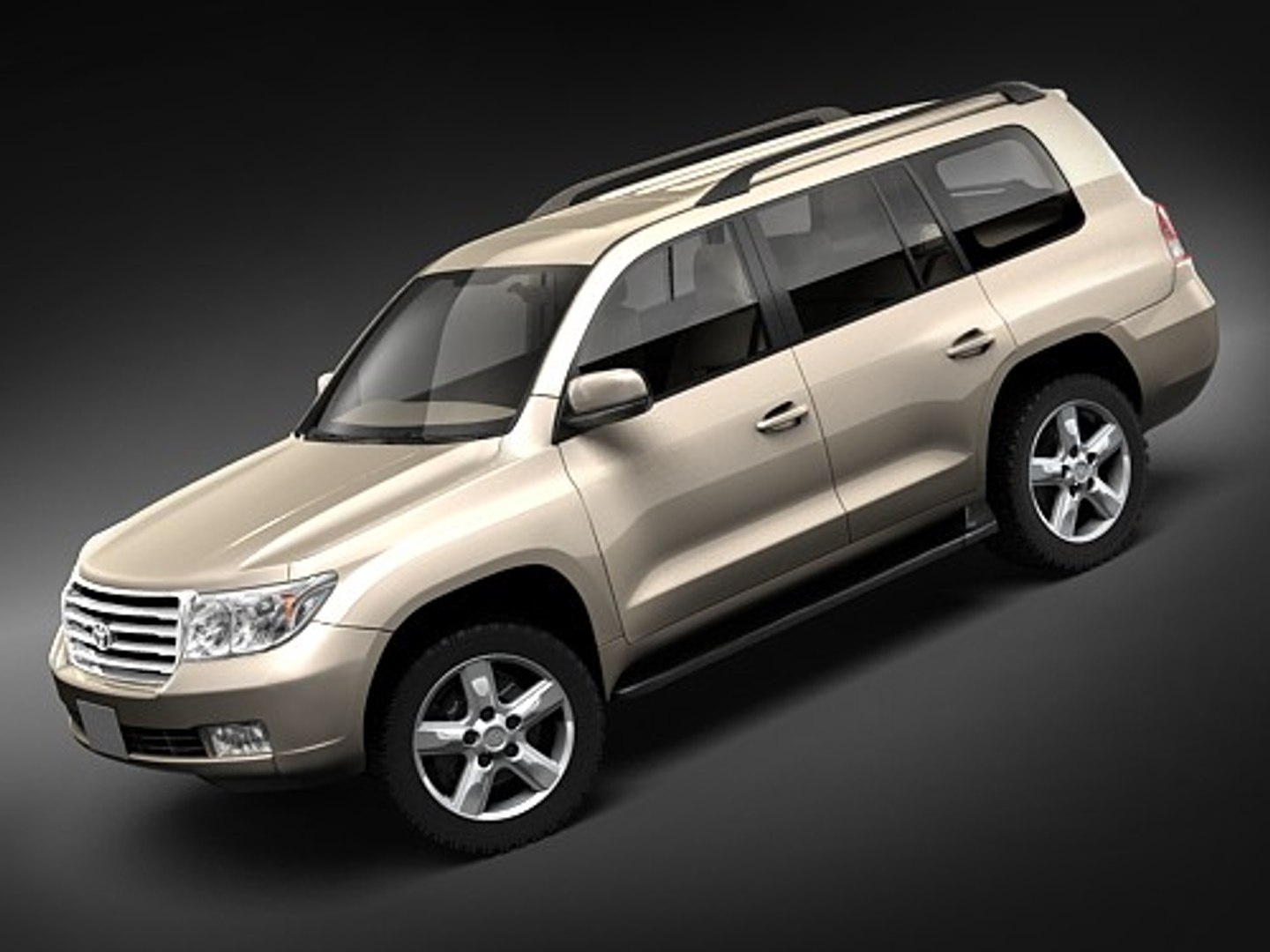 3d Toyota Landcruiser 2008 Suv