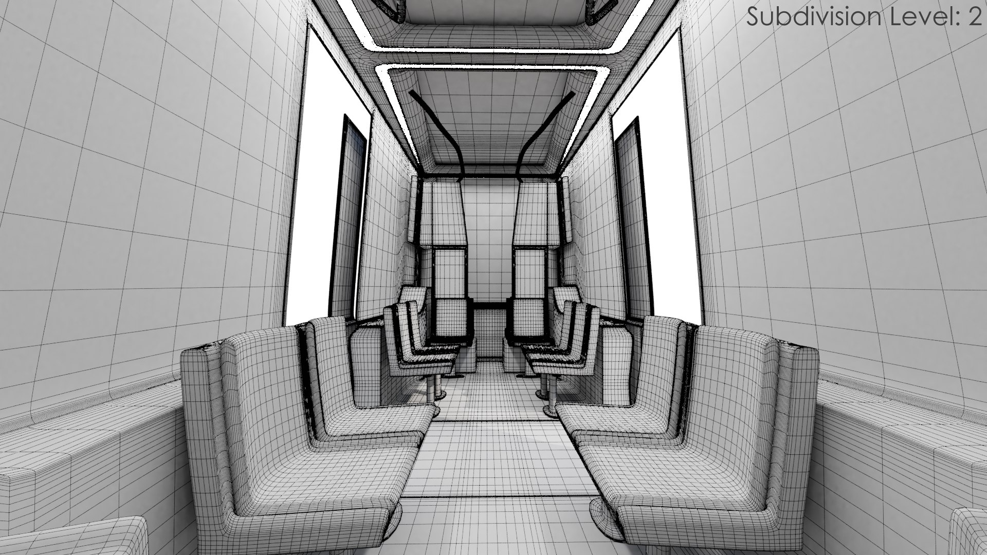 3D self-driving sci-fi bus pbr - TurboSquid 1646182
