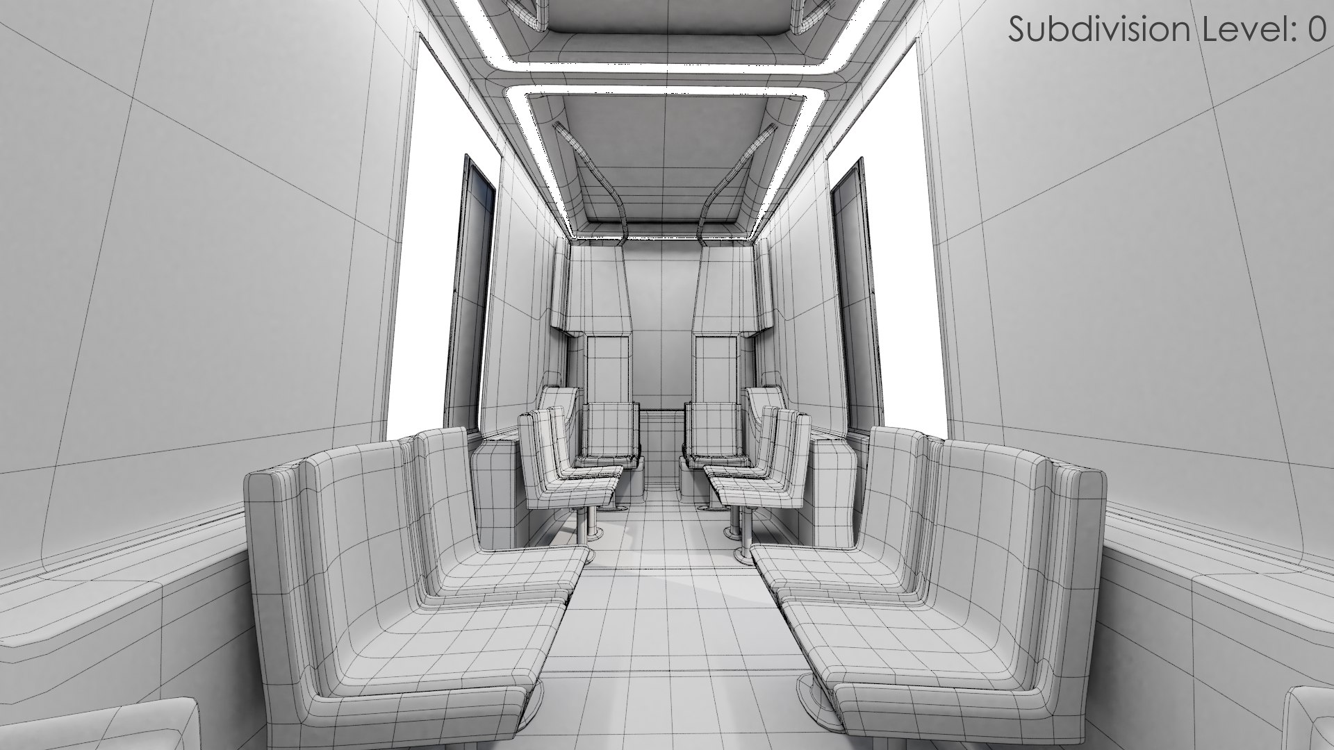 3D self-driving sci-fi bus pbr - TurboSquid 1646182