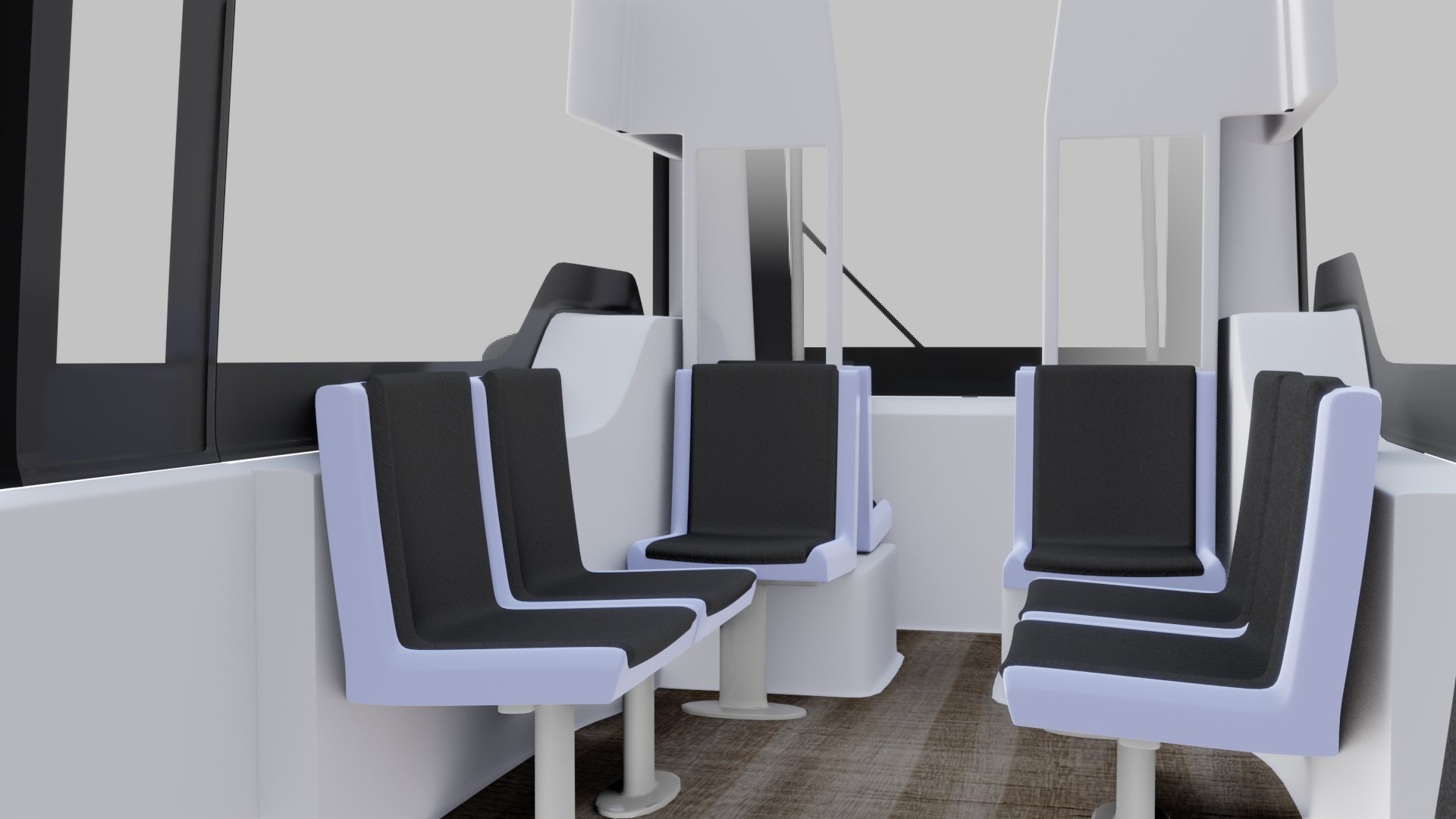 3D self-driving sci-fi bus pbr - TurboSquid 1646182