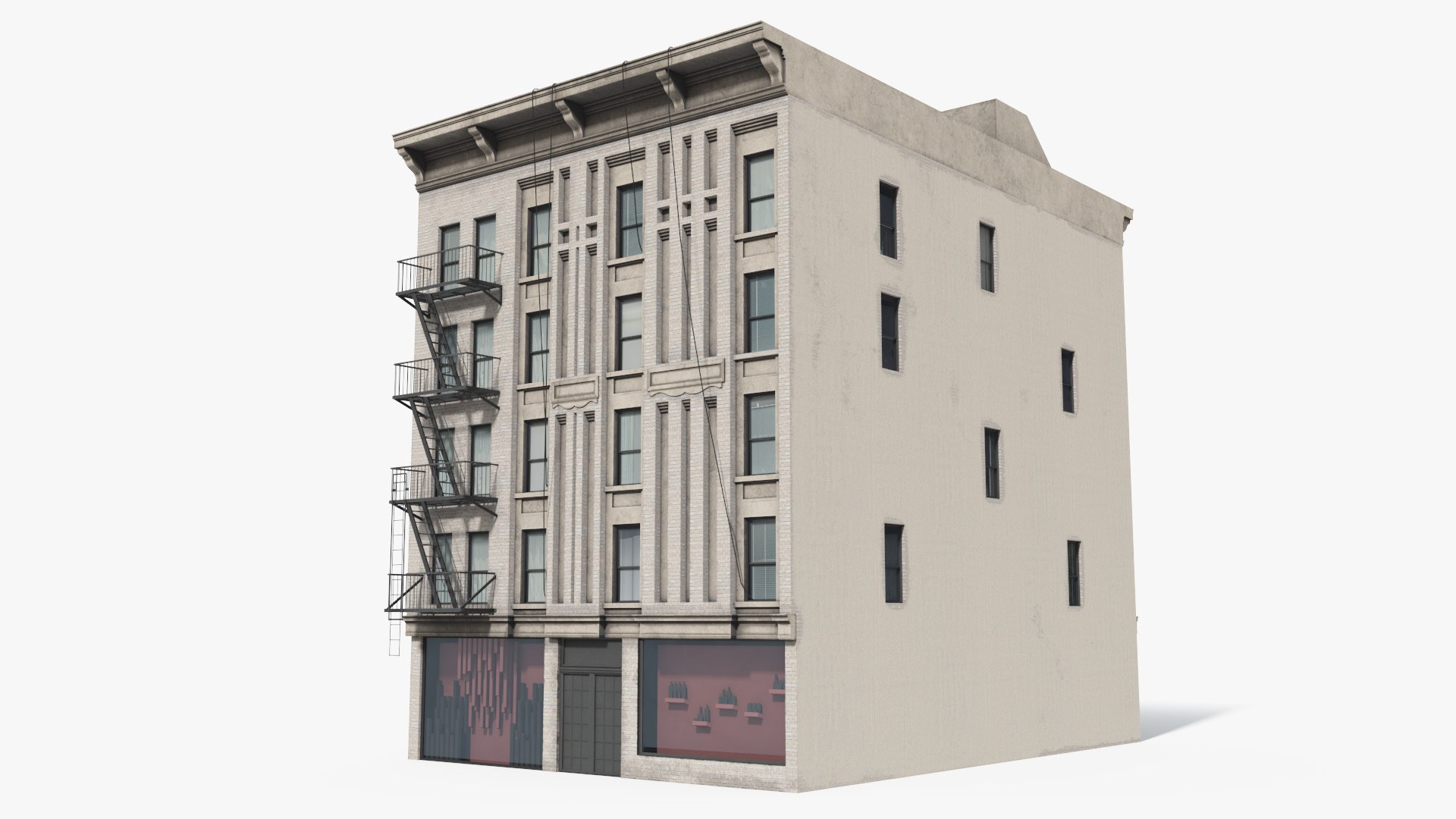 3D Manhattan Building 20 - 8K PBR Textures Model - TurboSquid 1877594