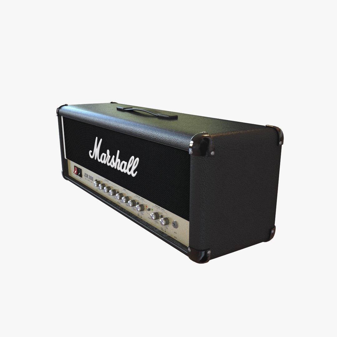 Marshall Amplifier 3d Model