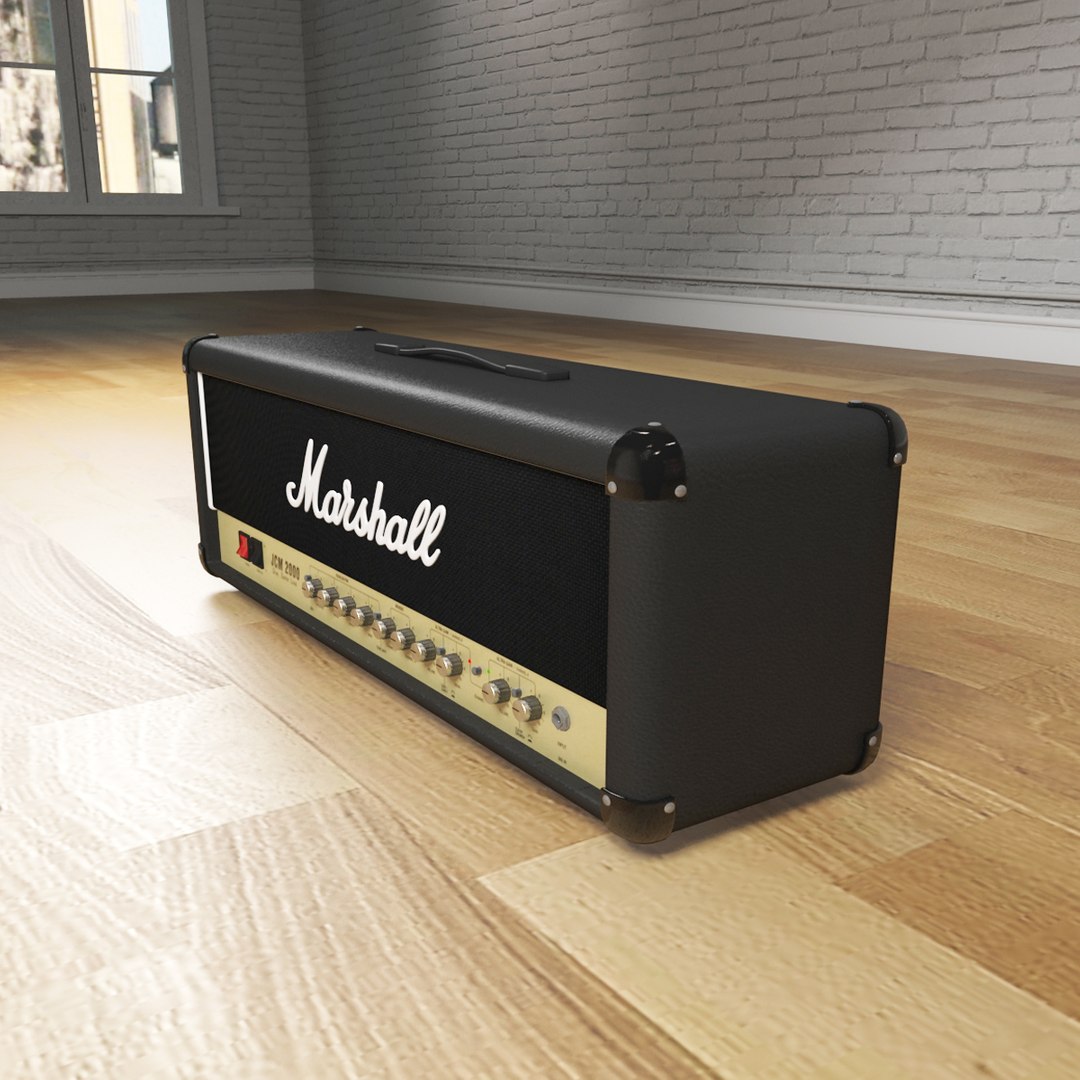 Marshall Amplifier 3d Model