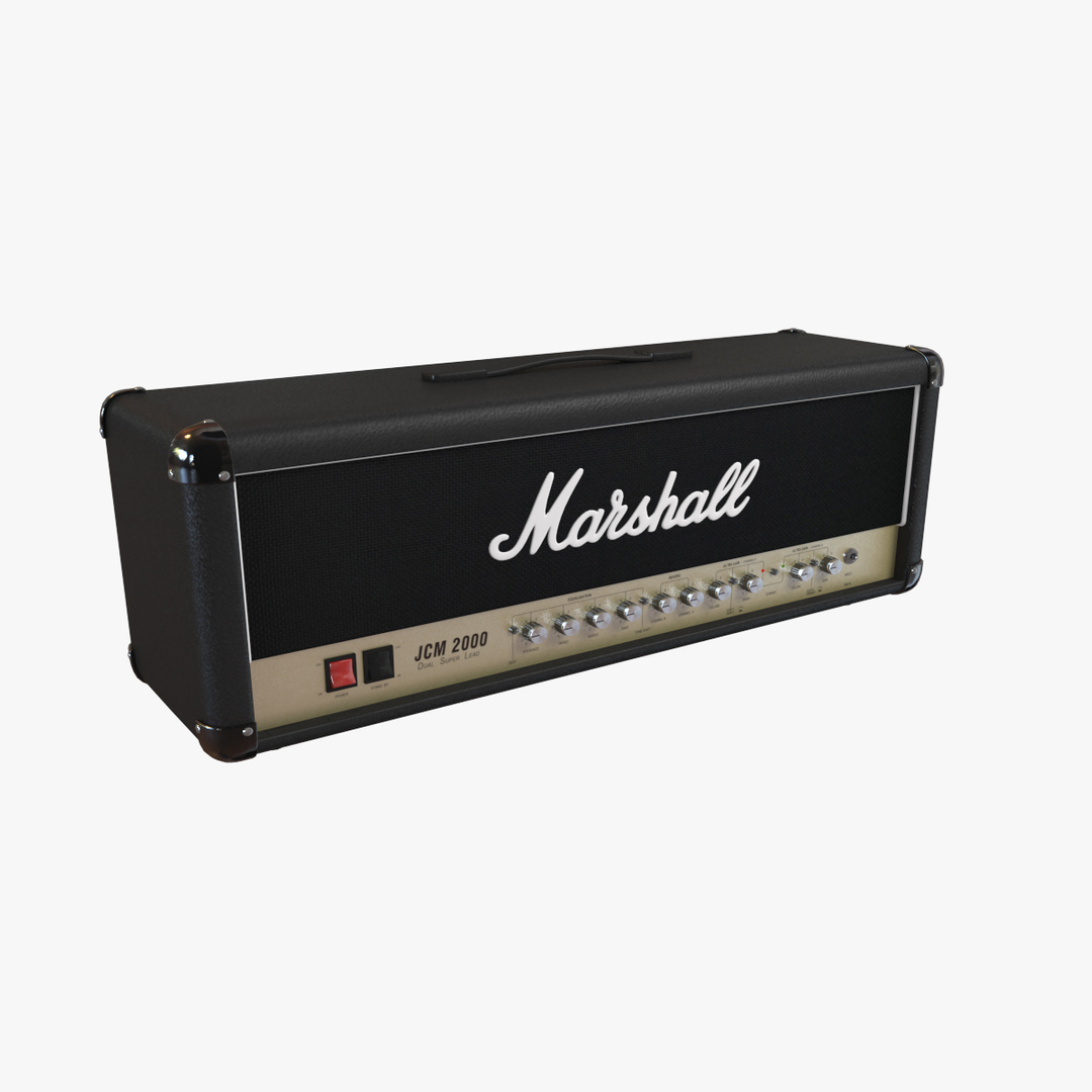 Marshall Amplifier 3d Model