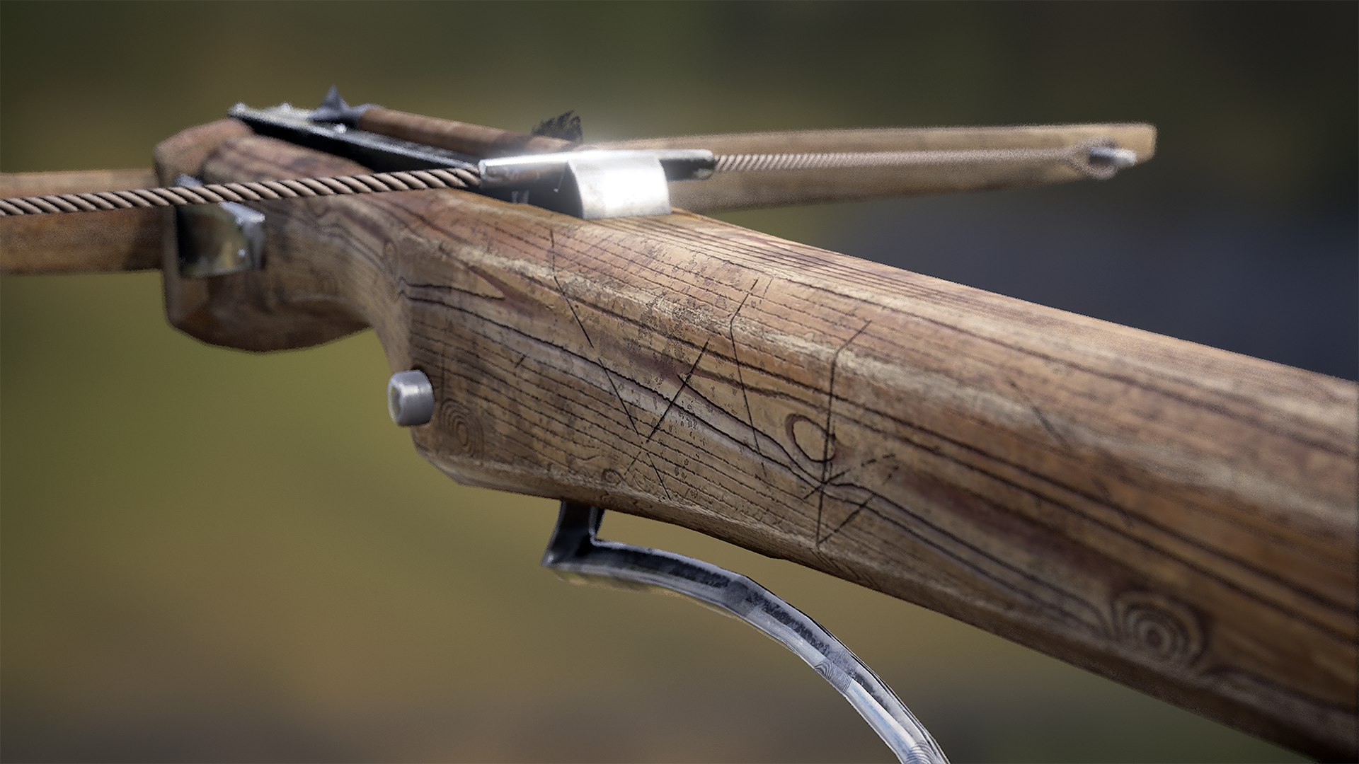 3d Model Light Crossbow Animations