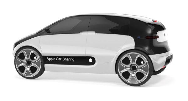 Concept apple car 3D - TurboSquid 1330173