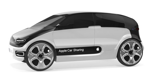 Concept apple car 3D - TurboSquid 1330173