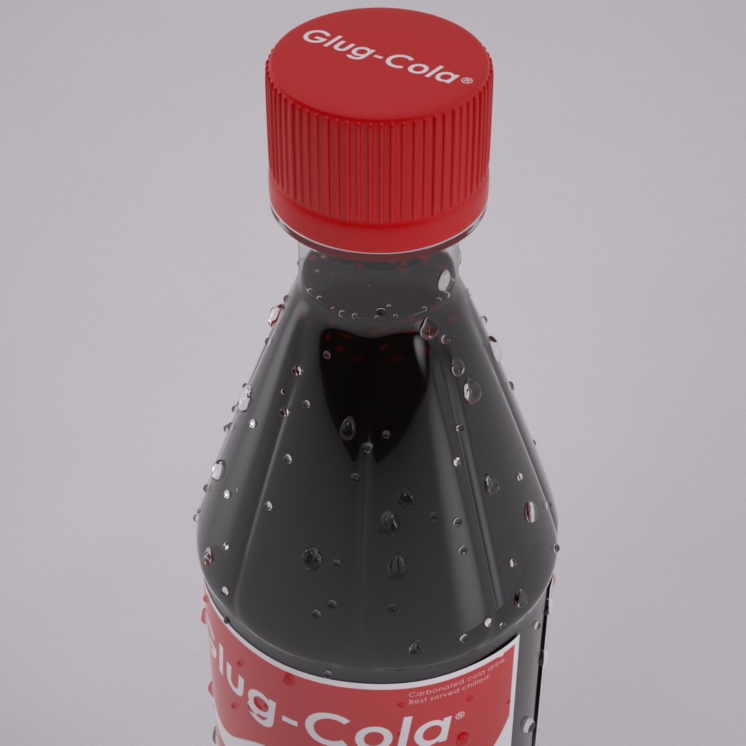 3d Model Cola Bottle